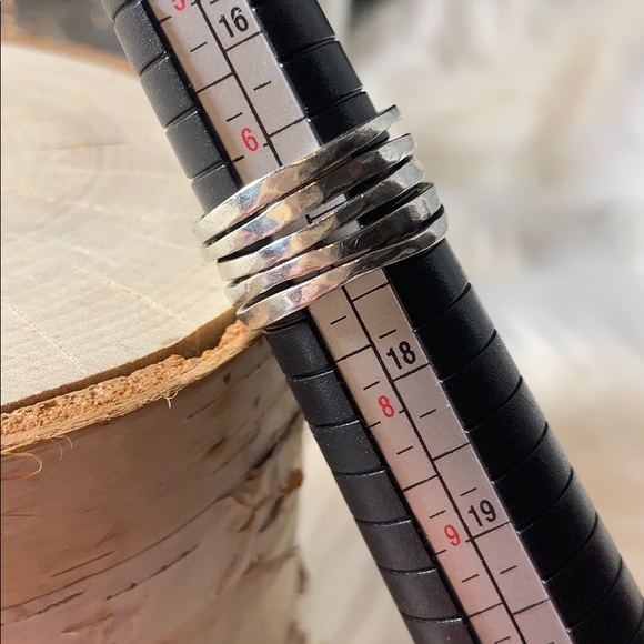 James Avery | Jewelry | James Avery Ring Silver Stacked 925 Stamped Euc ...